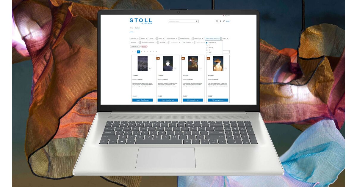 STOLL Patternshop unveils refreshed user interface and expanded pattern database - Knitting Views
