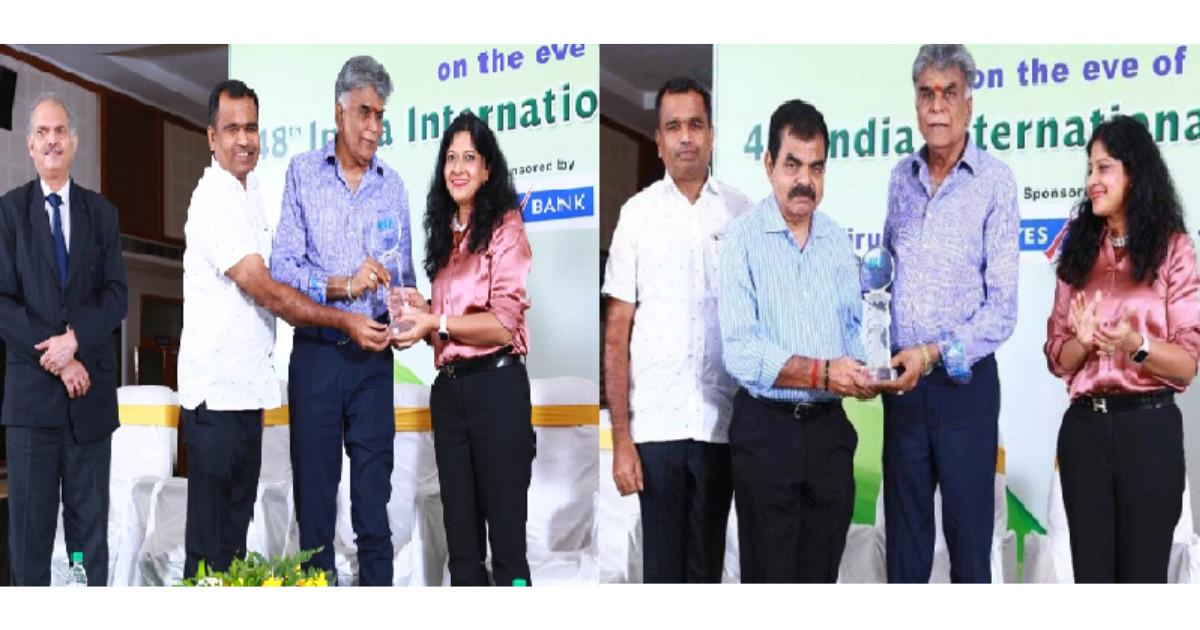 Sourcing giant honored in Tiruppur - Knitting Views