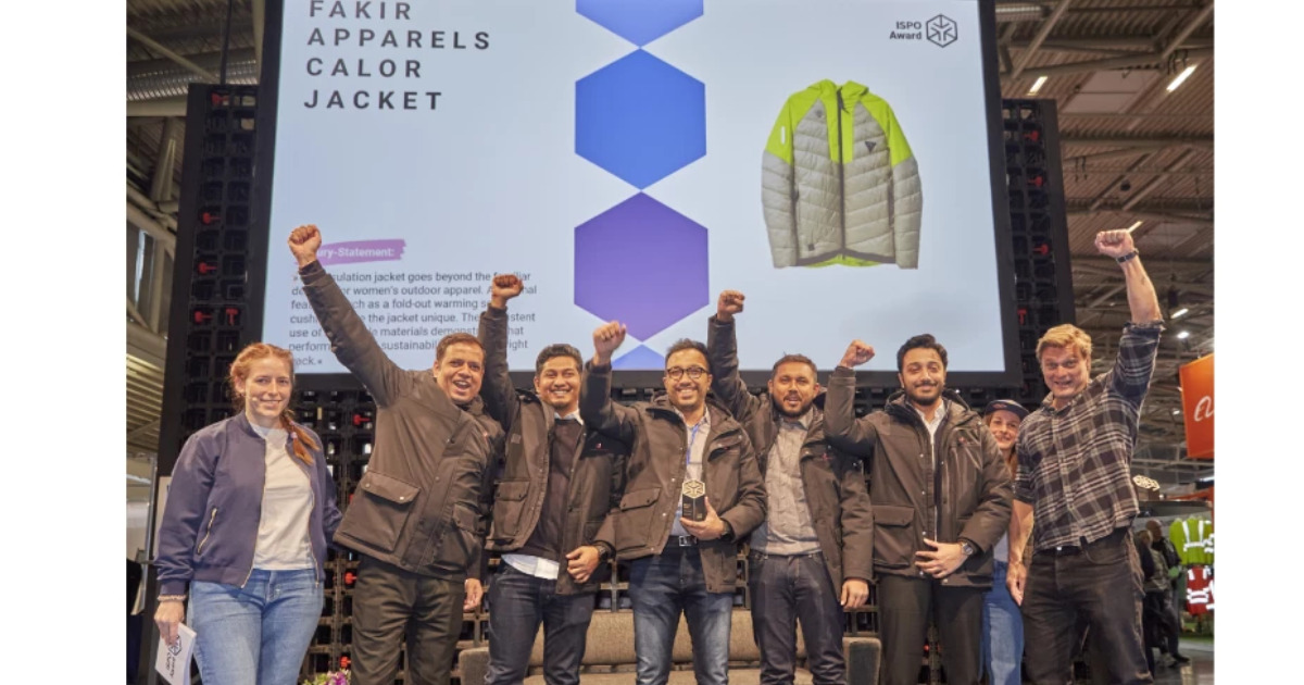Fakir Apparels wins ISPO Award in Sportswear for its Calor Jacket ...