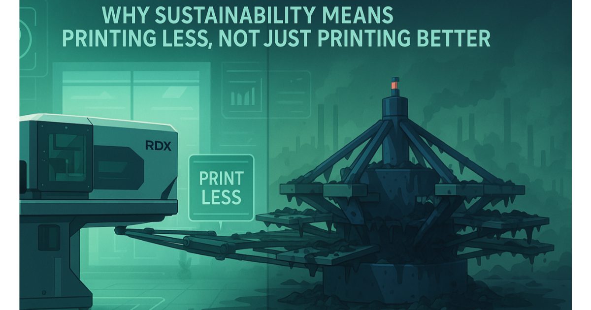 Why sustainability means printing less, not just printing better ...