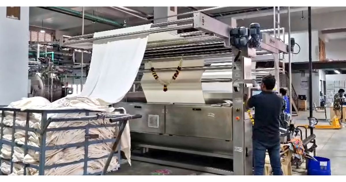 CCPL India install standalone scouring & washing machine in Tirupur ...